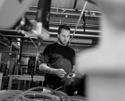 Ph.d.-projekt aktiverer robotterne helt ude på byggepladsen ...